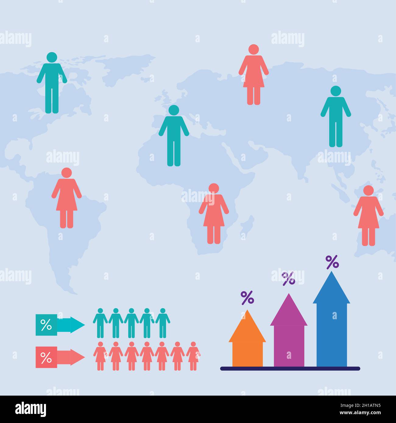 maps and population infographic Stock Vector Image & Art - Alamy