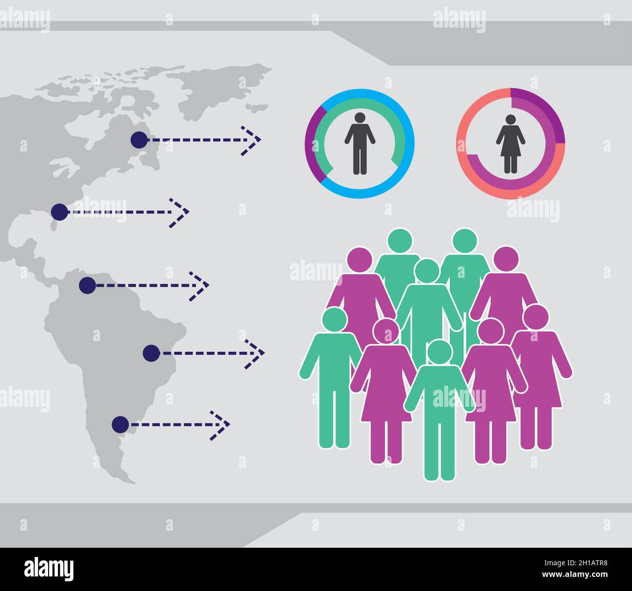 Population figures Stock Vector Images - Alamy