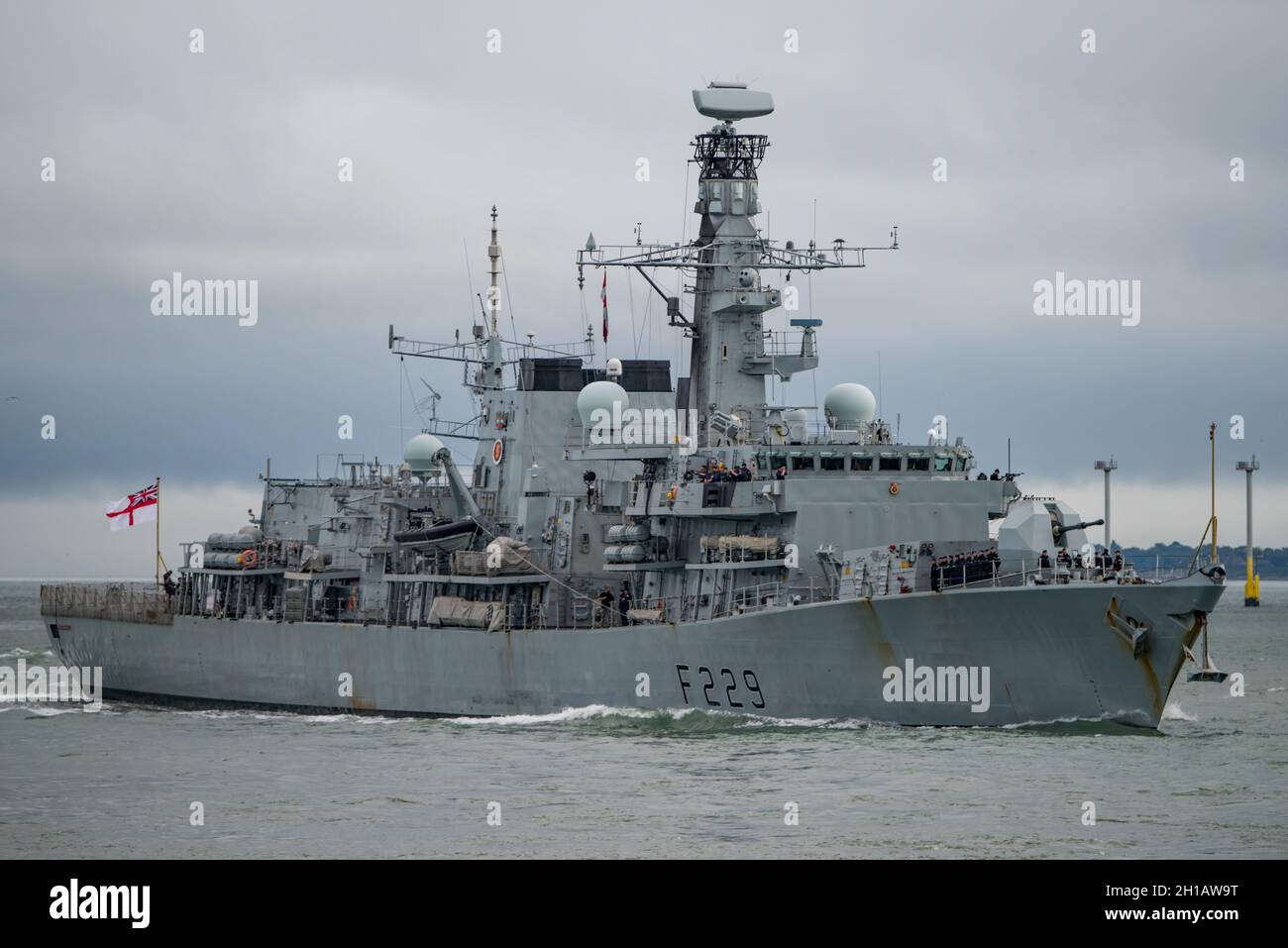 HMS Lancaster (F229) returned to Portsmouth, UK on the 7th October 2021 ...