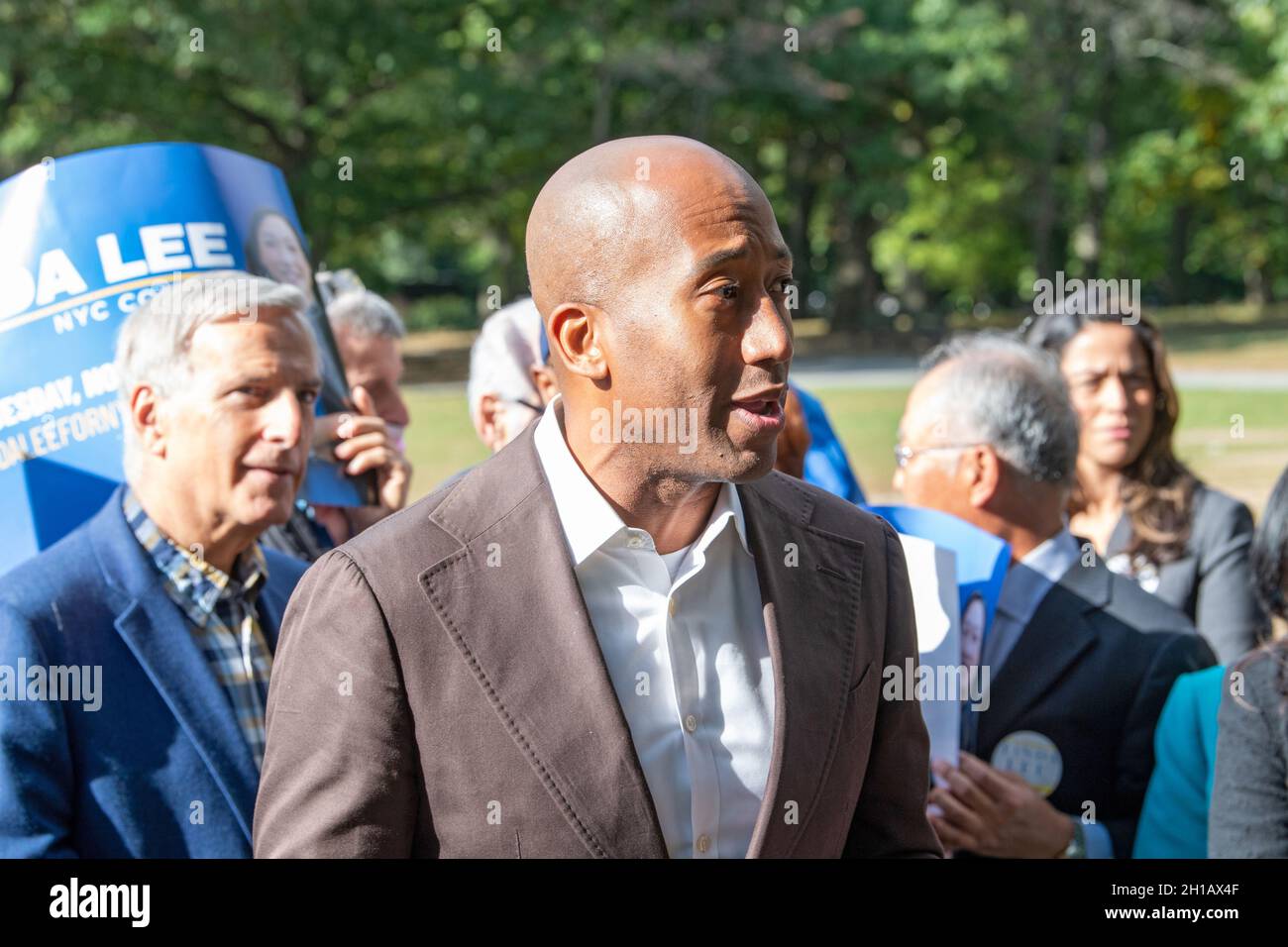 New York, United States. 17th Oct, 2021. NEW YORK, NY - OCTOBER 17 ...