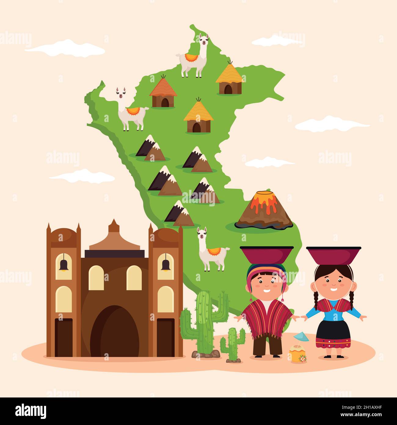 peru culture poster Stock Vector Image & Art - Alamy