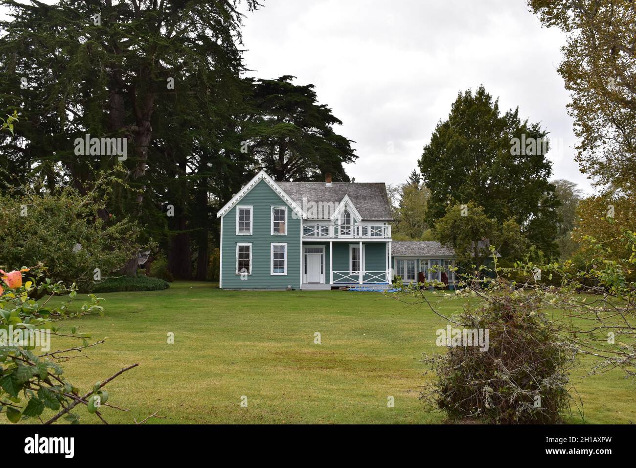The John Crellin House in Oysterville, Long Beach peninsula, Washington ...