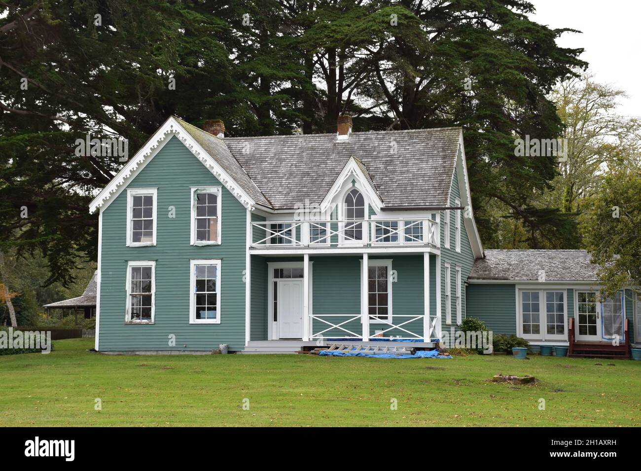 The John Crellin House in Oysterville, Long Beach peninsula, Washington ...