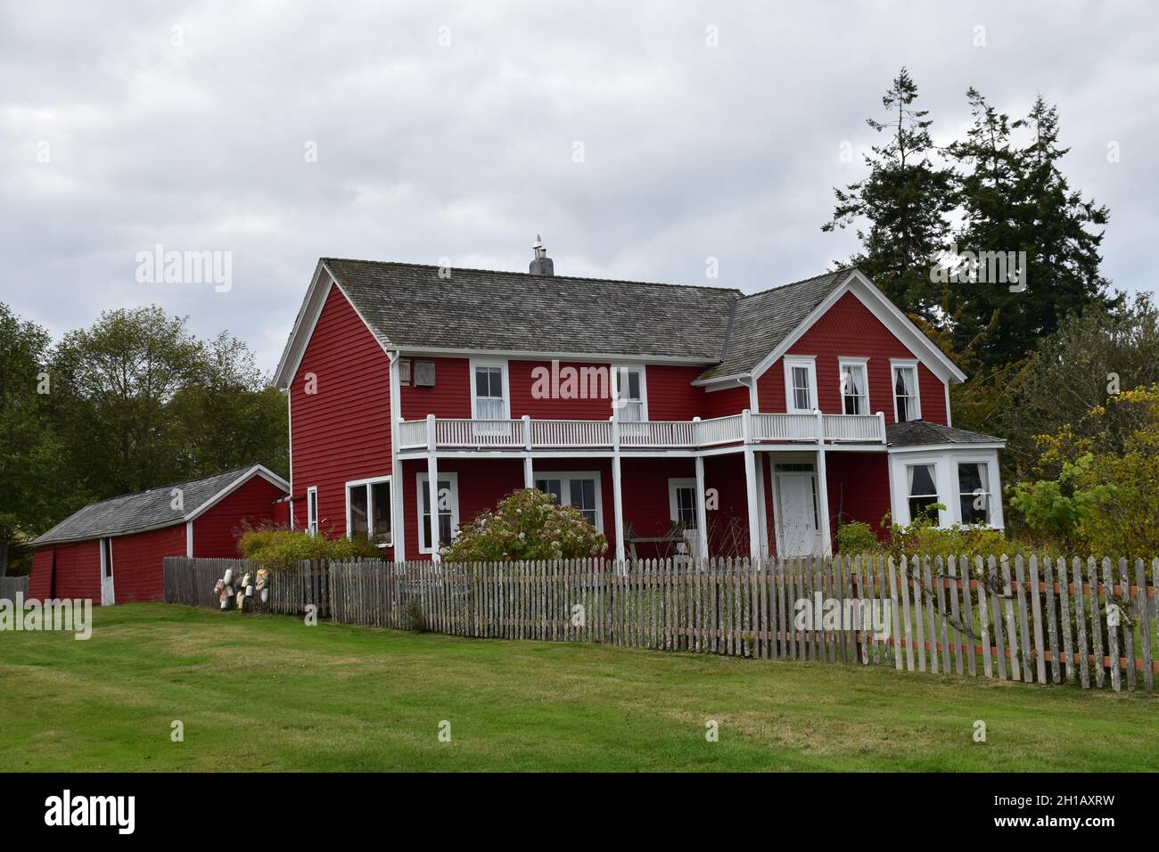 The R. H. Espy house in the Oysterville National Historic District ...