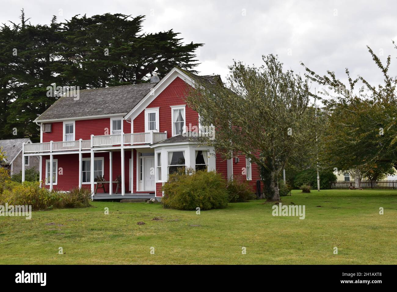 The R. H. Espy house in the Oysterville National Historic District ...