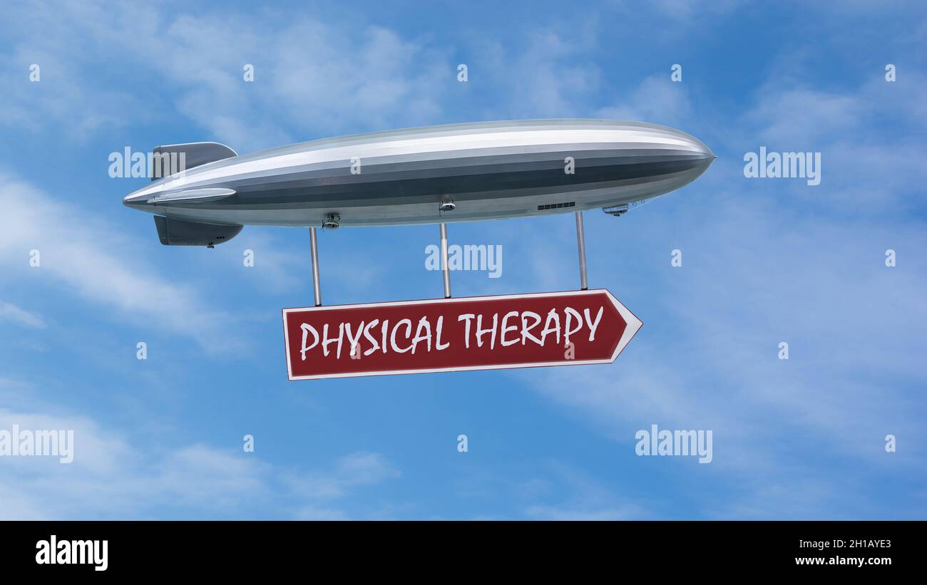 Street Sign the Direction Way to Physical Therapy Stock Photo - Alamy