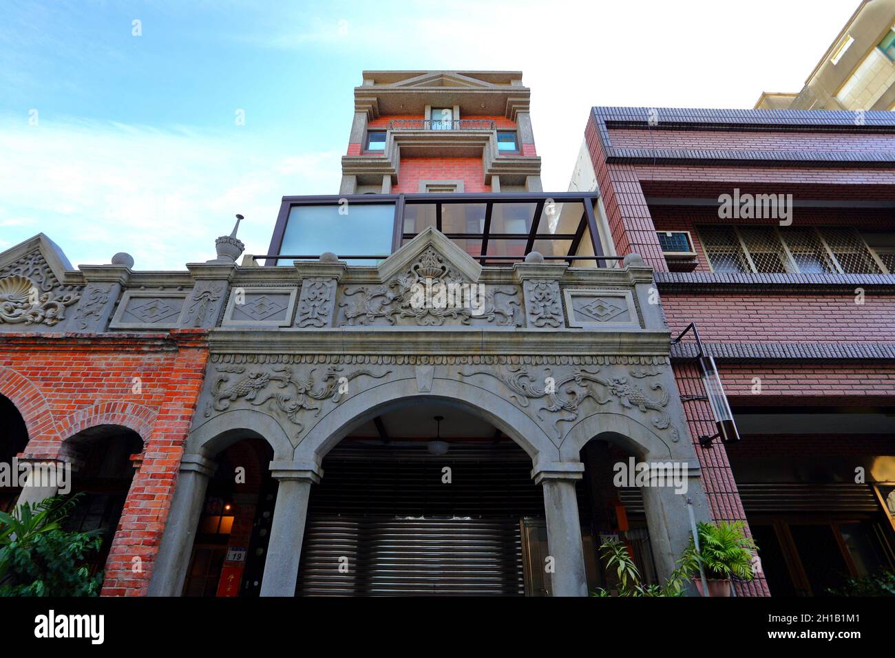Daxi Old Street, a famous sightseeing old street in Daxi District ...