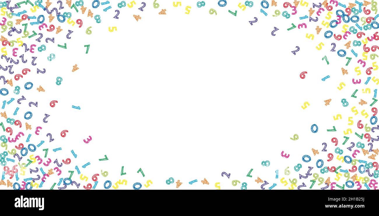 Numbers Border Clipart