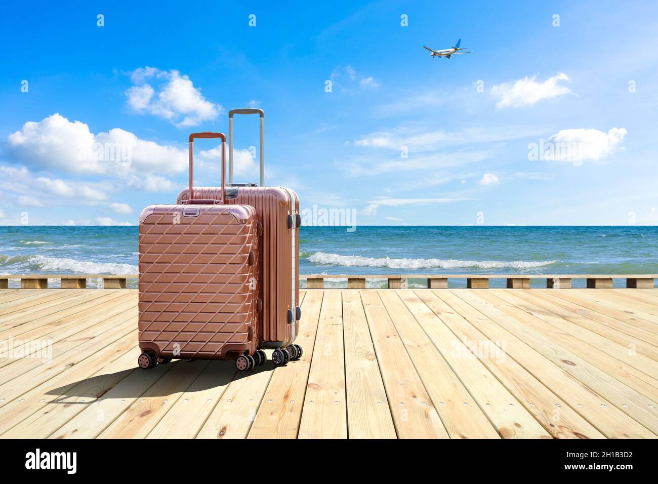 Flying suitcase hi-res stock photography and images - Alamy