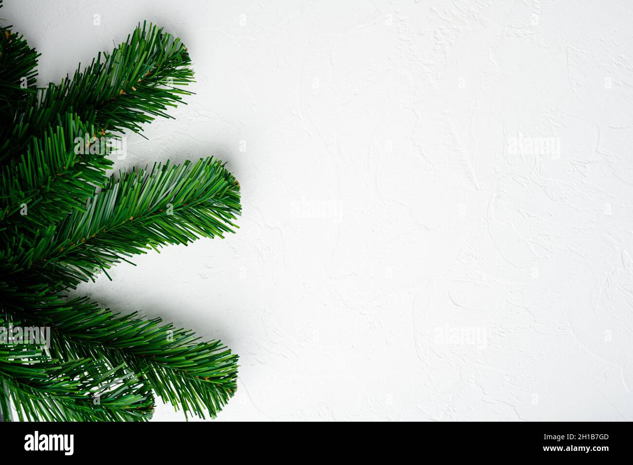 Creative Christmas baubles decoration set, top view flat lay, on white ...