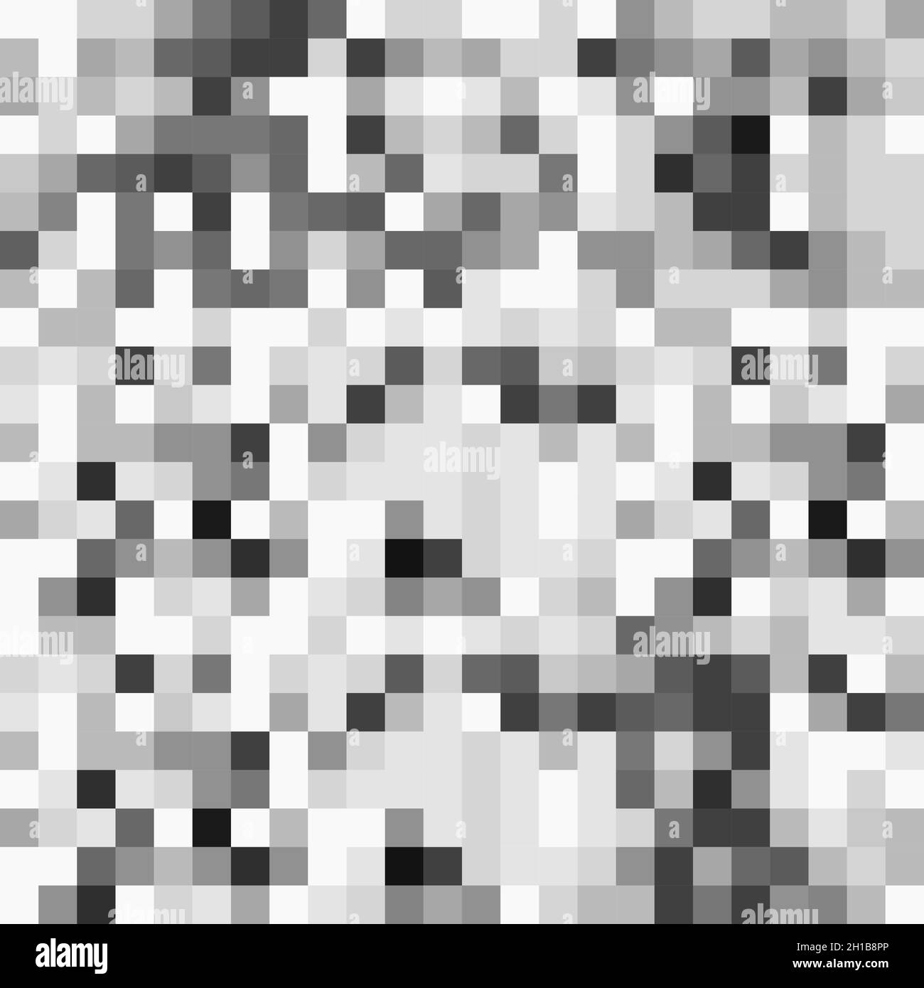 TV screen noise pixel glitch seamless pattern texture background vector ...
