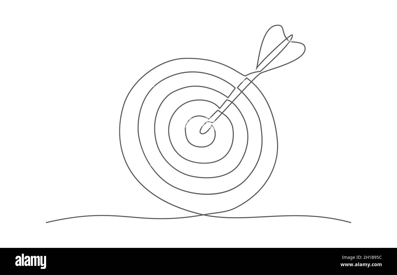 One arrow archery Stock Vector Images - Alamy