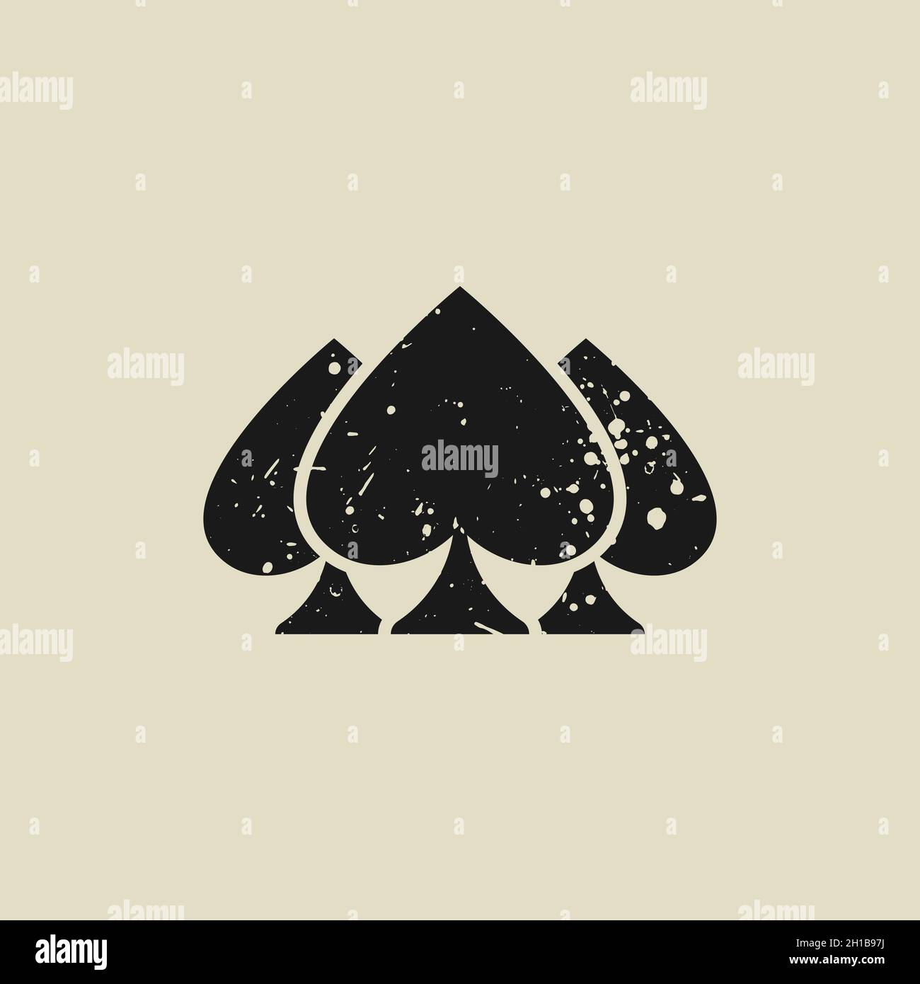 Ace of spades mark Stock Vector Images - Alamy