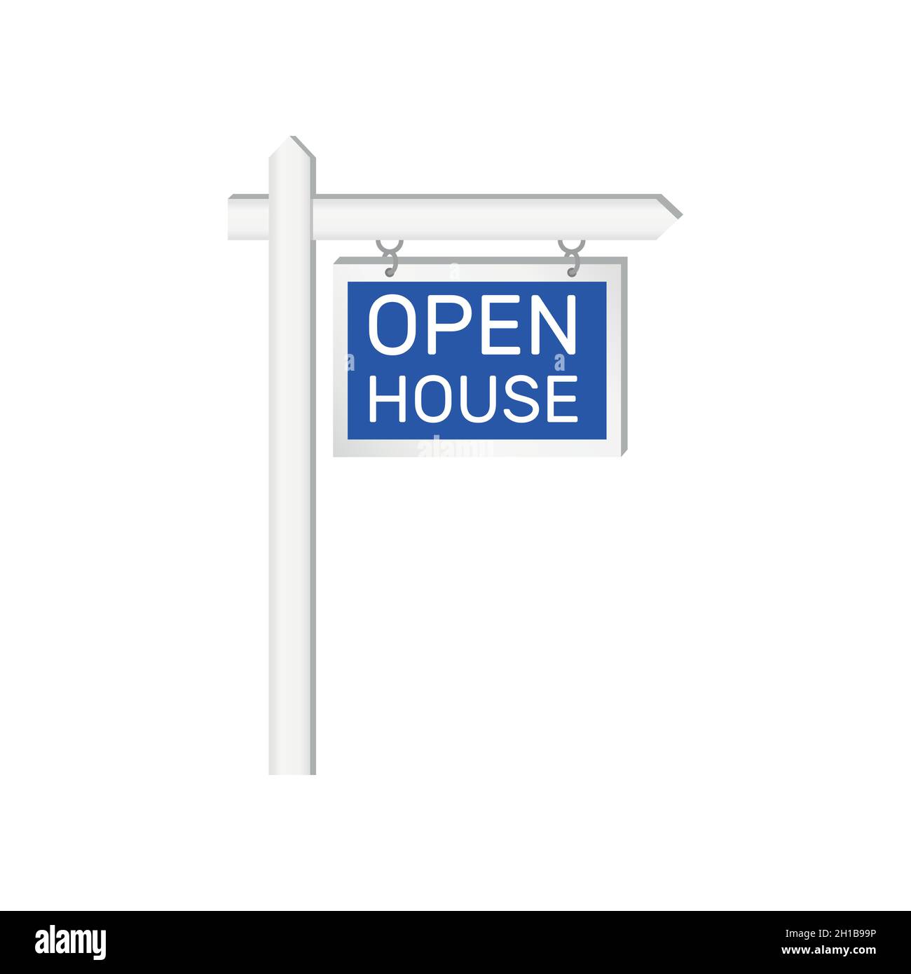 Open house sign. Real estate icon isolated Stock Vector Image & Art - Alamy