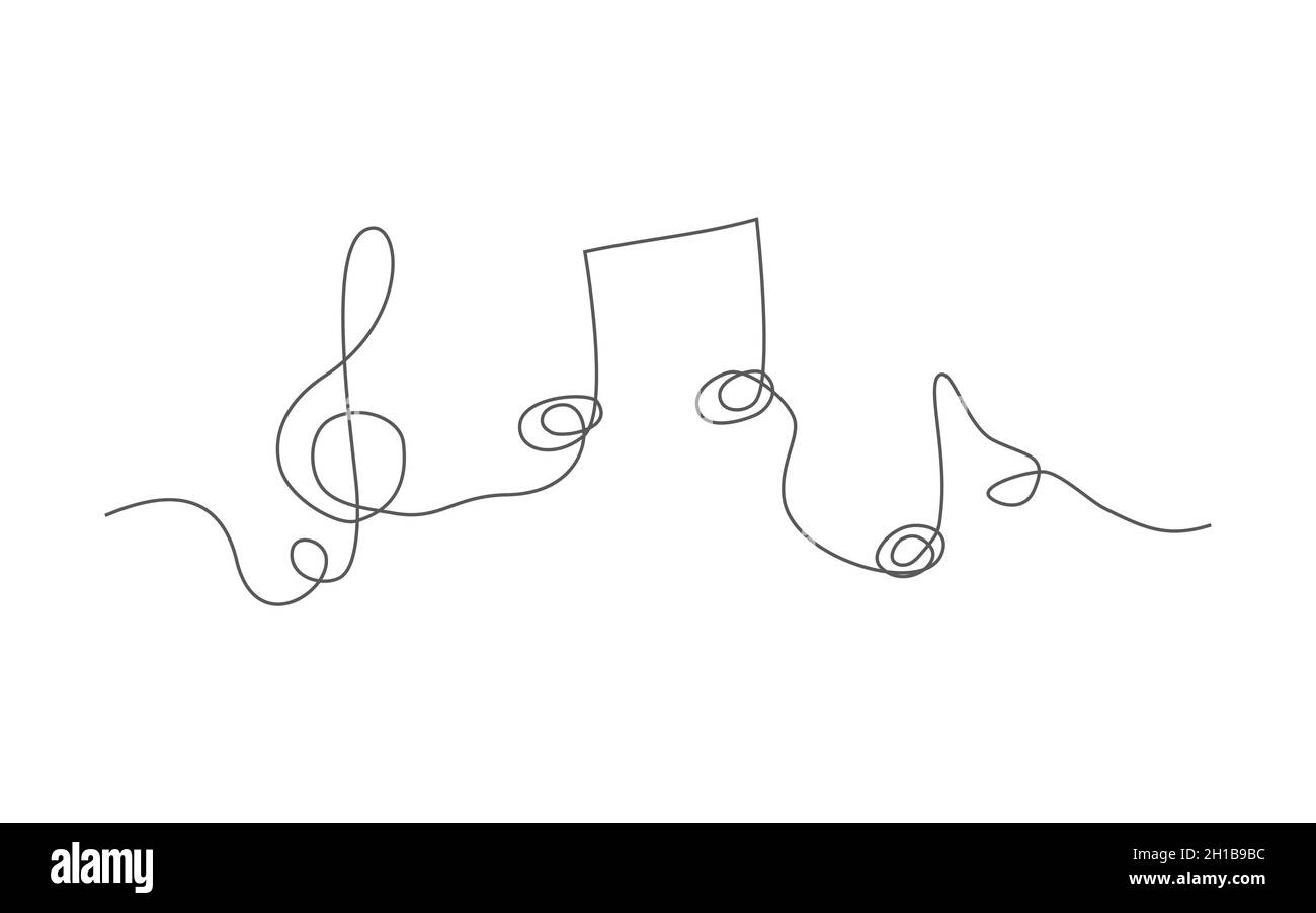 Music song in one Cut Out Stock Images & Pictures - Alamy