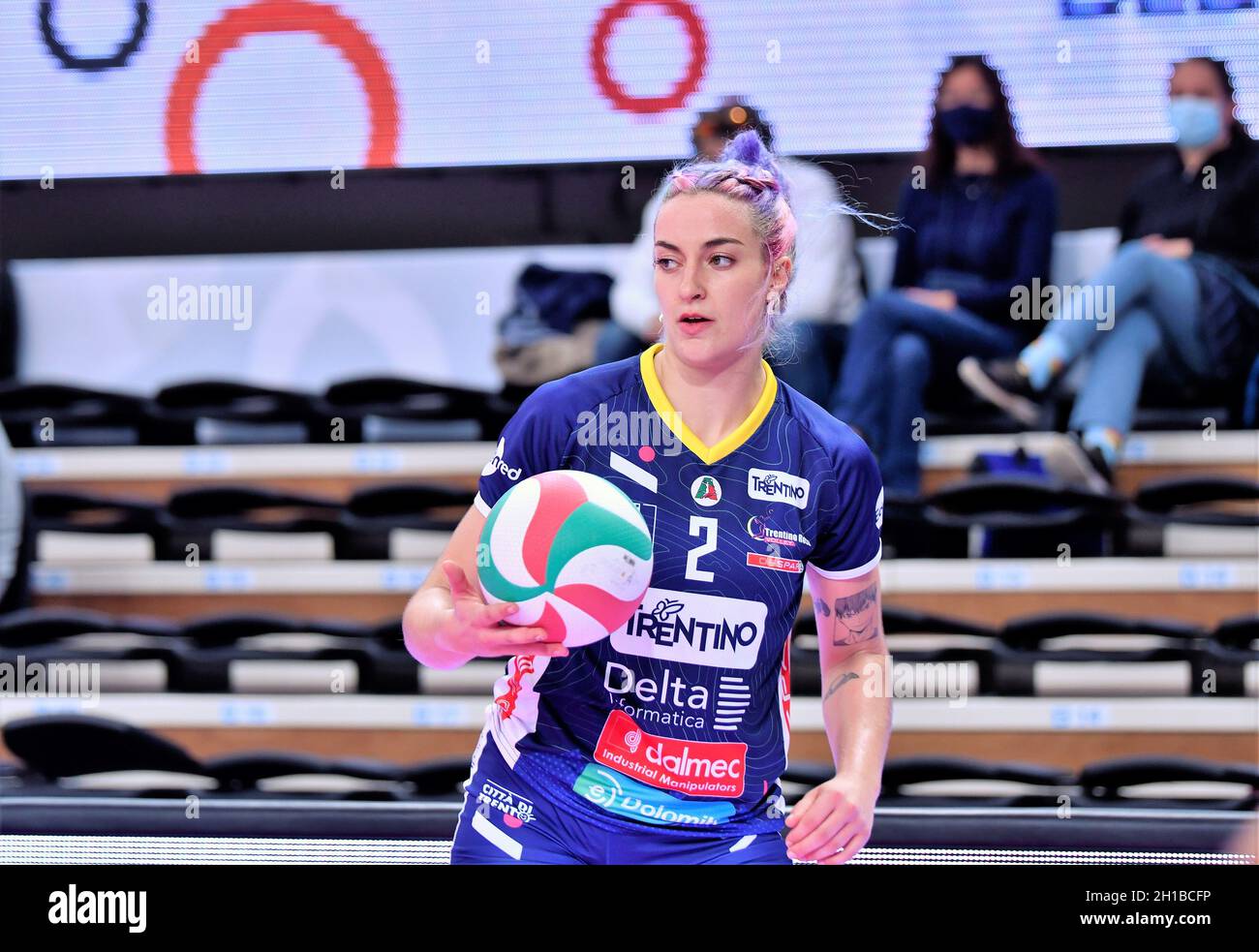 Pala Trento, Trento, Italy, October 17, 2021, August Raskie (Delta ...