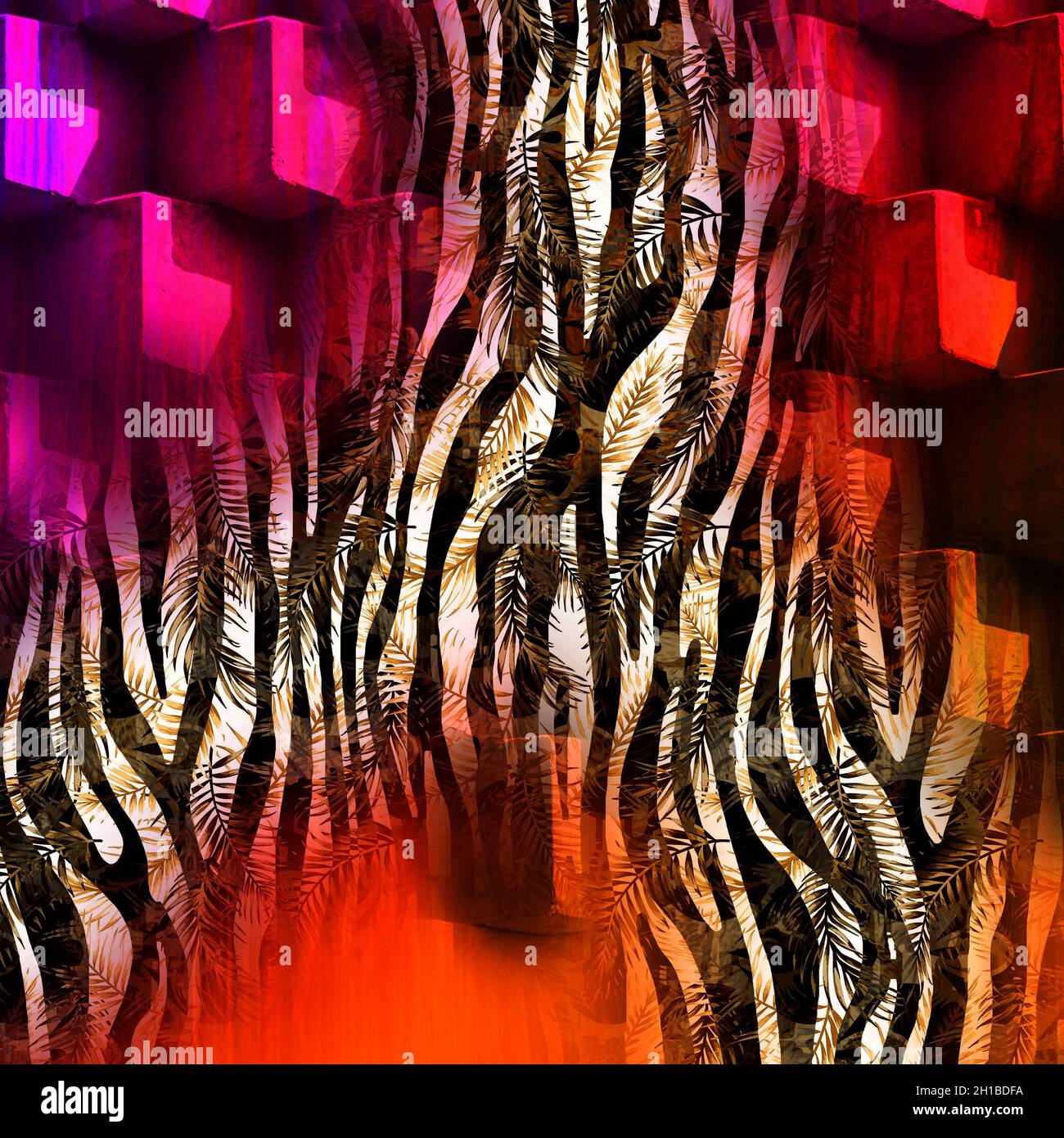 Surface Pattern Studies and Collage Fashion Patterns, textile prints Stock Photo - Alamy