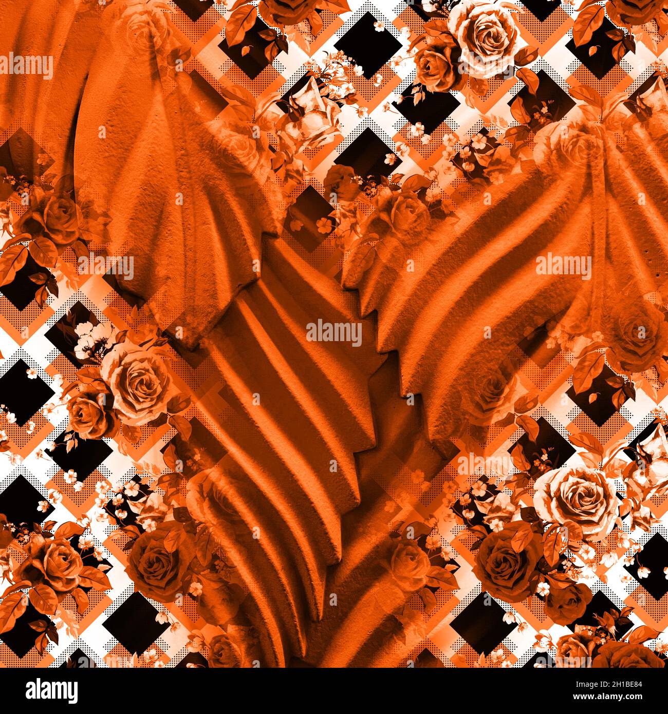 Surface Pattern Studies and Collage Fashion Patterns, textile prints Stock Photo - Alamy