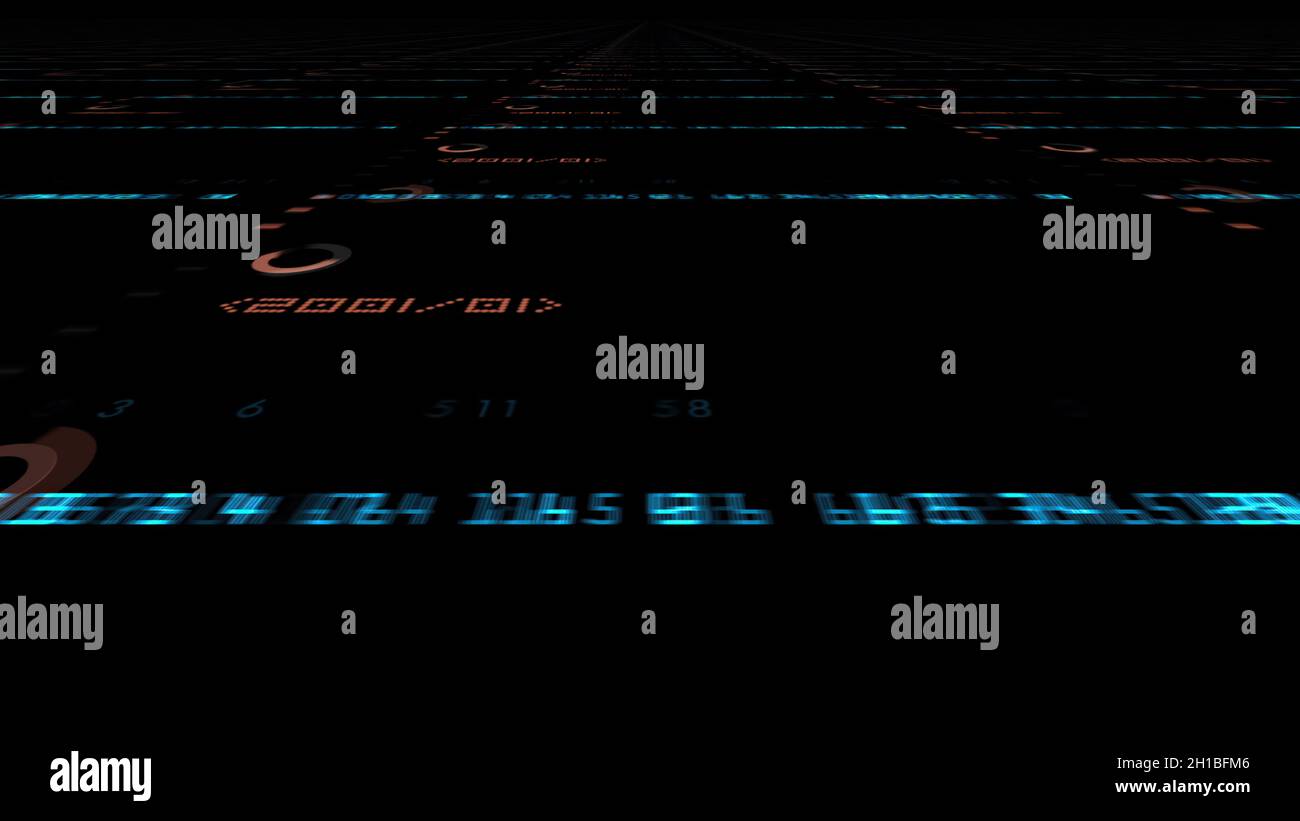 3d illustration - Futuristic technological interface - HUD Stock Photo ...