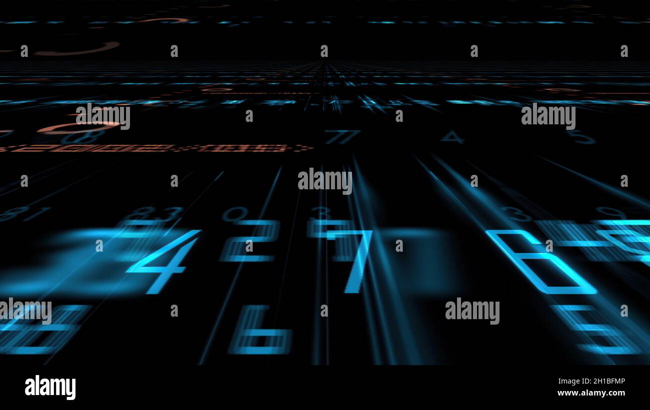 Loop animation technological background digital hi-res stock ...