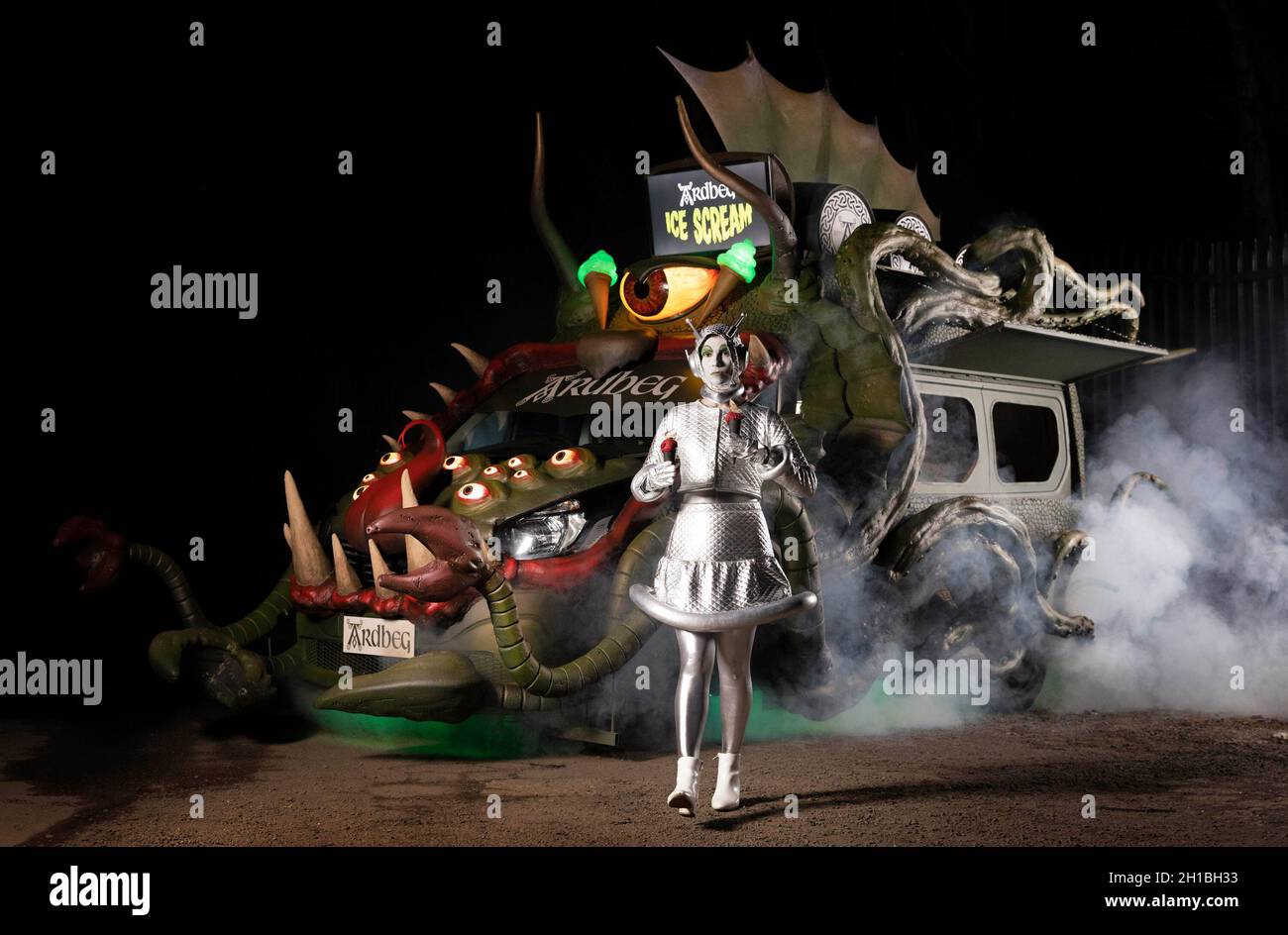 EDITORIAL USE ONLY A B-movie inspired monster character unveils the ...