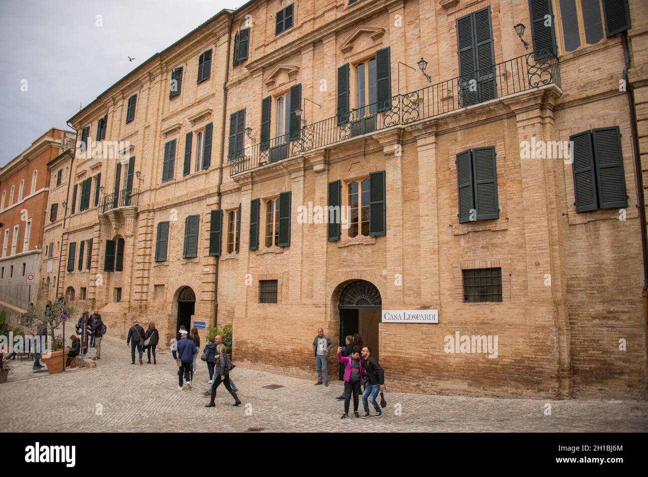 Giacomo leopardi home recanati marche hi-res stock photography and ...