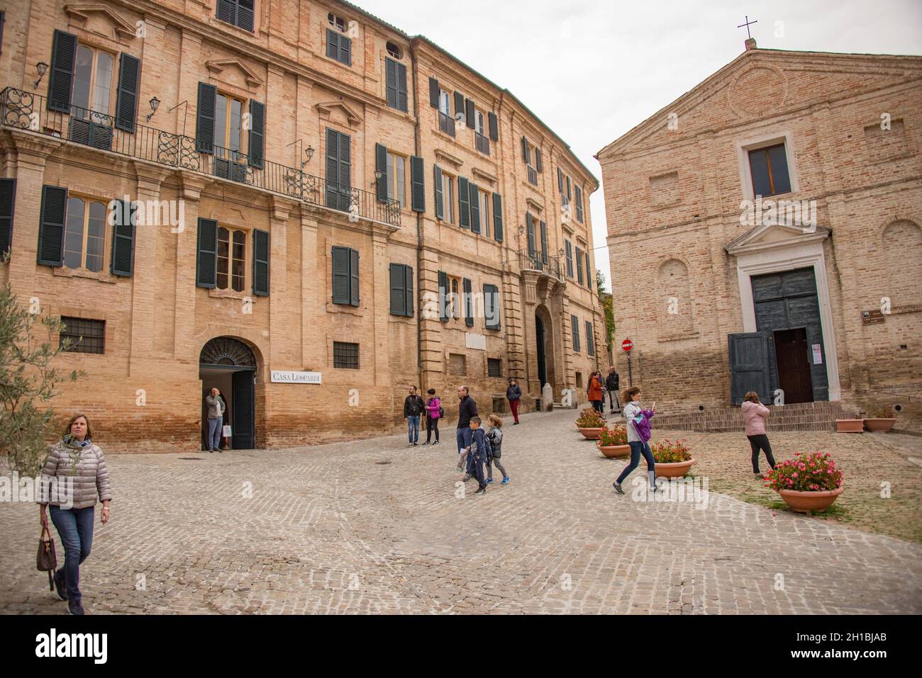 Giacomo leopardi home recanati marche hi-res stock photography and ...