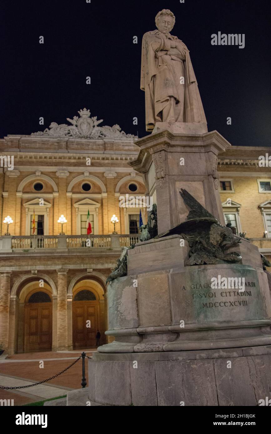 Statue of giacomo leopardi hi-res stock photography and images - Alamy
