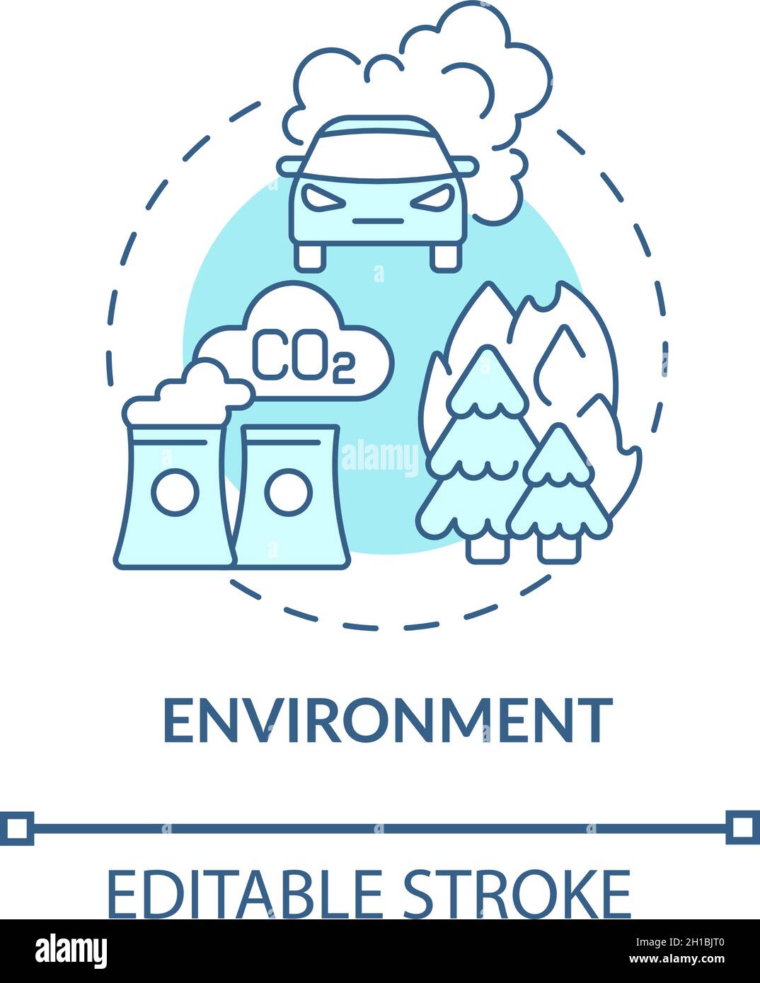 Environment concept icon Stock Vector Image & Art - Alamy