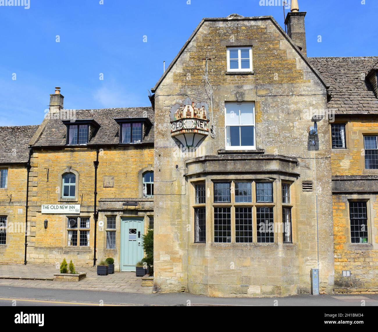 The front of the Old New Inn is a traditional English Inn located close ...