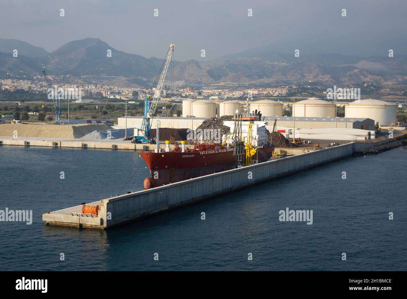 Spain, Andalusia, Motril, port Stock Photo - Alamy
