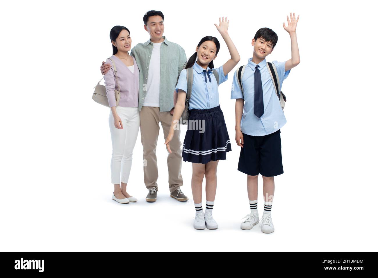 Family school uniform Cut Out Stock Images & Pictures - Alamy