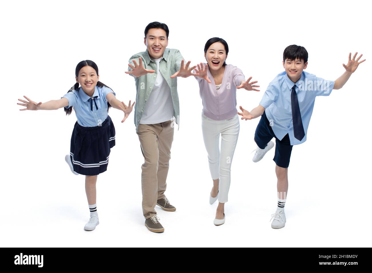 Family school uniform Cut Out Stock Images & Pictures - Alamy