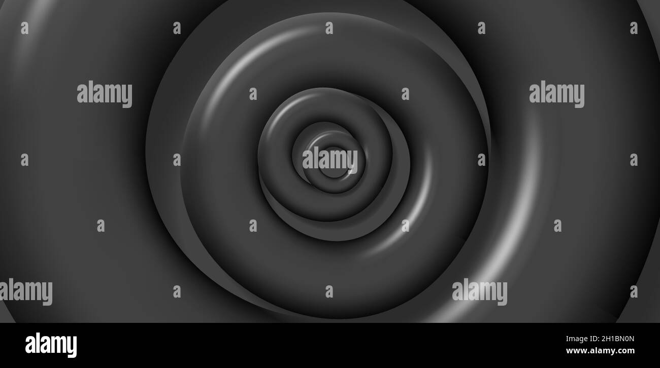 3d abstract background with rings moving in circles around center Stock ...