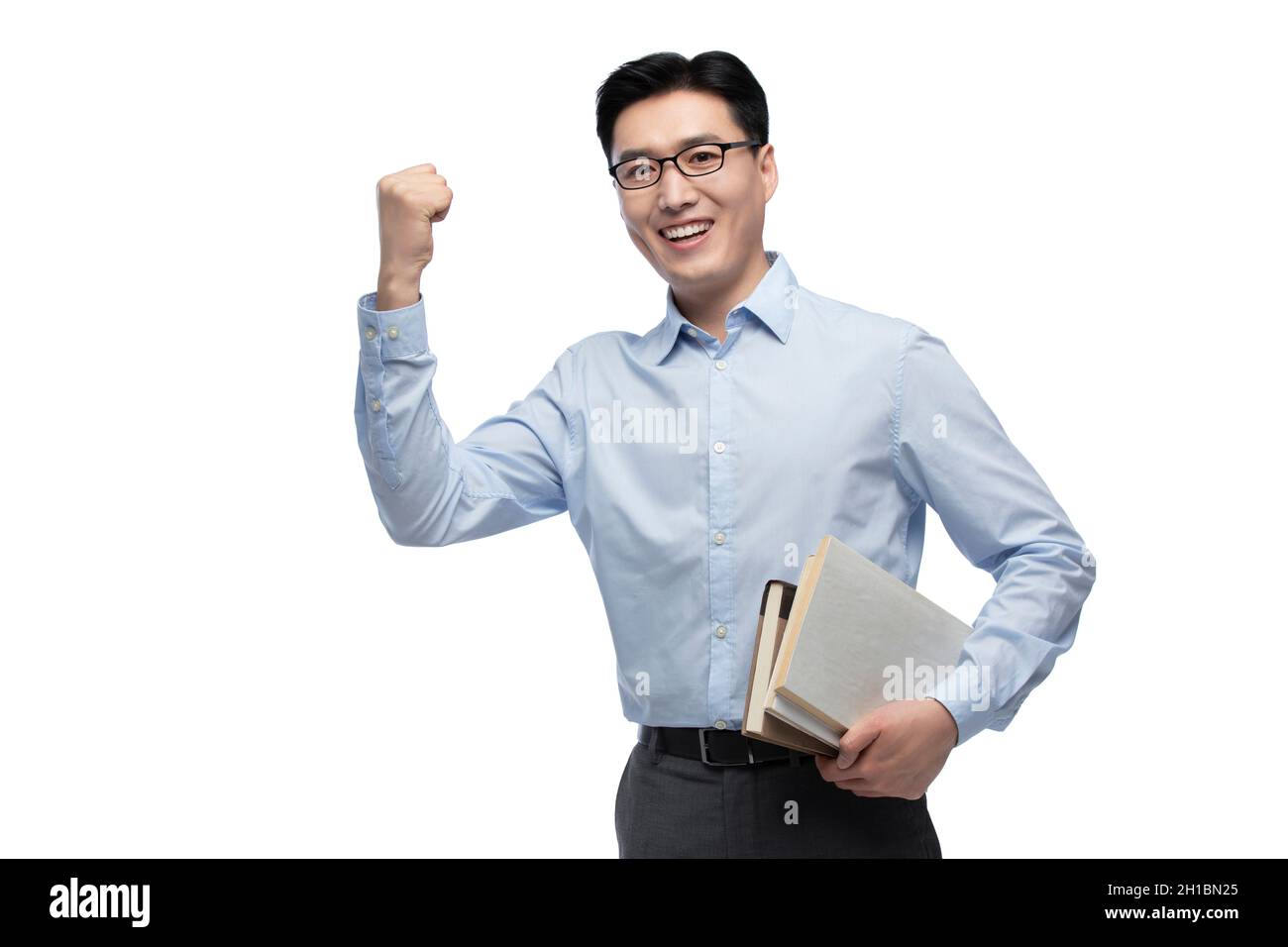 Happy male teacher hi-res stock photography and images - Alamy