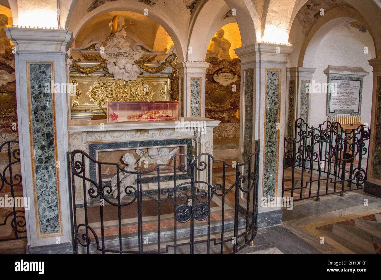 Europe, Italy, Marche, Ancona, The Saint Cyriacus Cathedral Stock Photo ...
