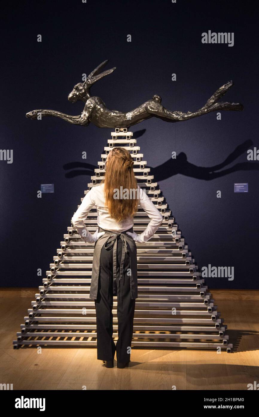 Leapping hare hi-res stock photography and images - Alamy