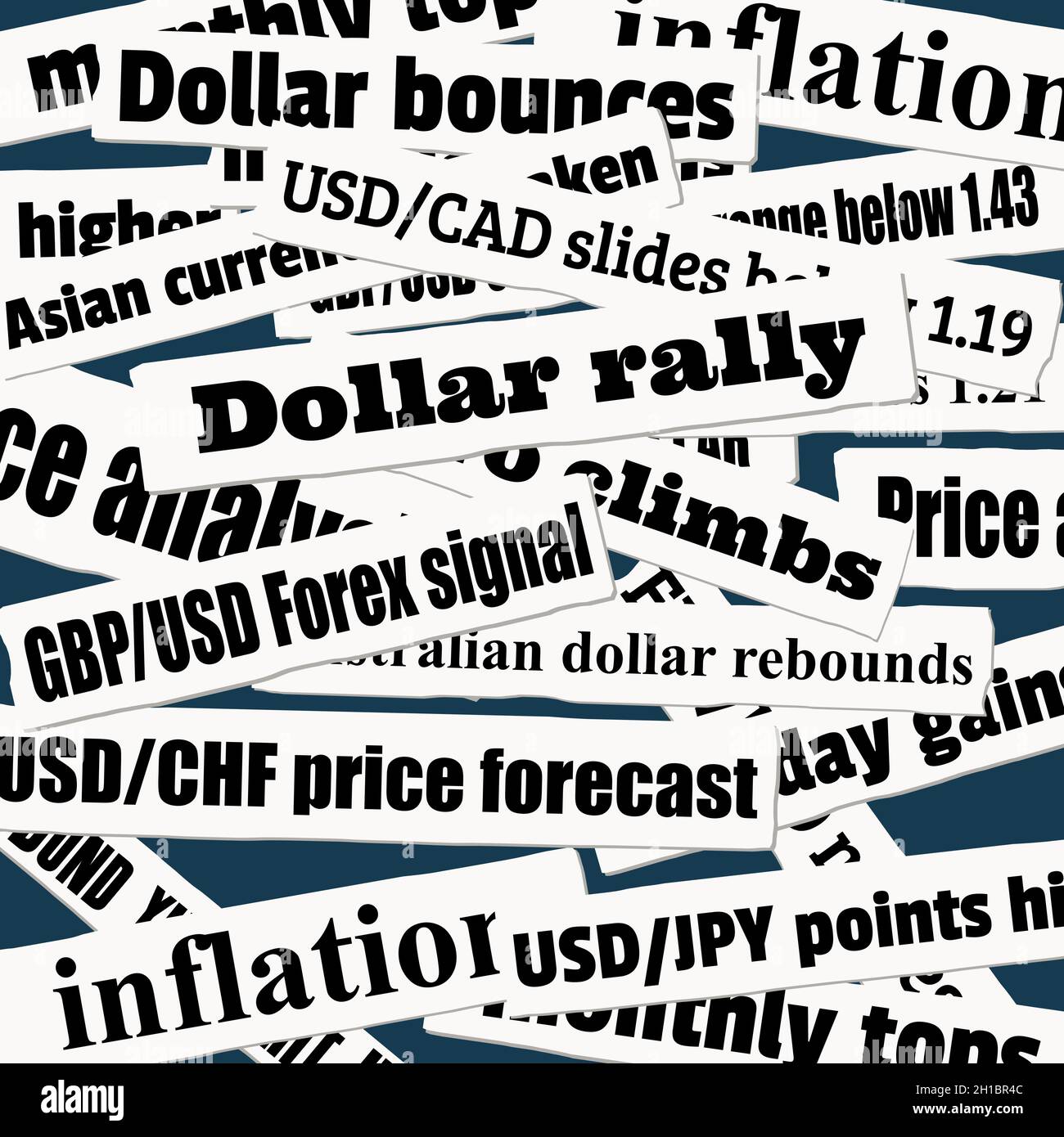 Forex investment concept. Forex trading newspaper headlines. Investing ...