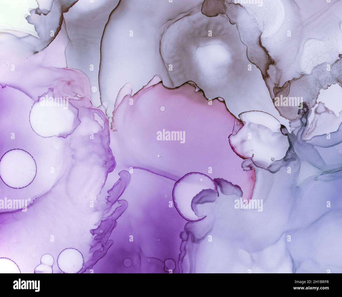 Ethereal Paint Texture. Liquid Ink Wash Stock Photo - Alamy