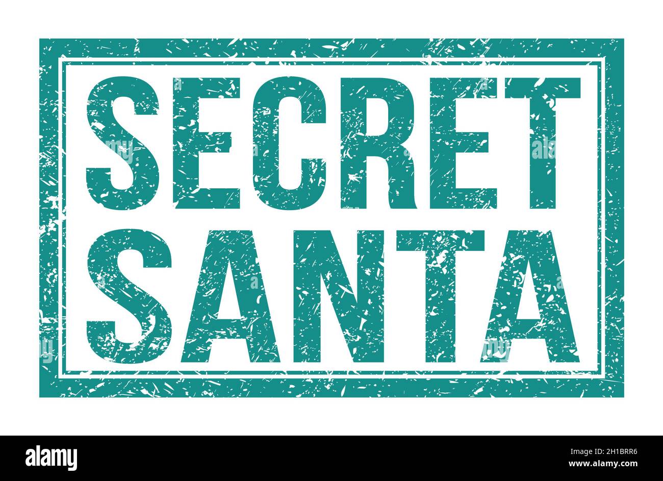 Secret santa stamp hi-res stock photography and images - Alamy