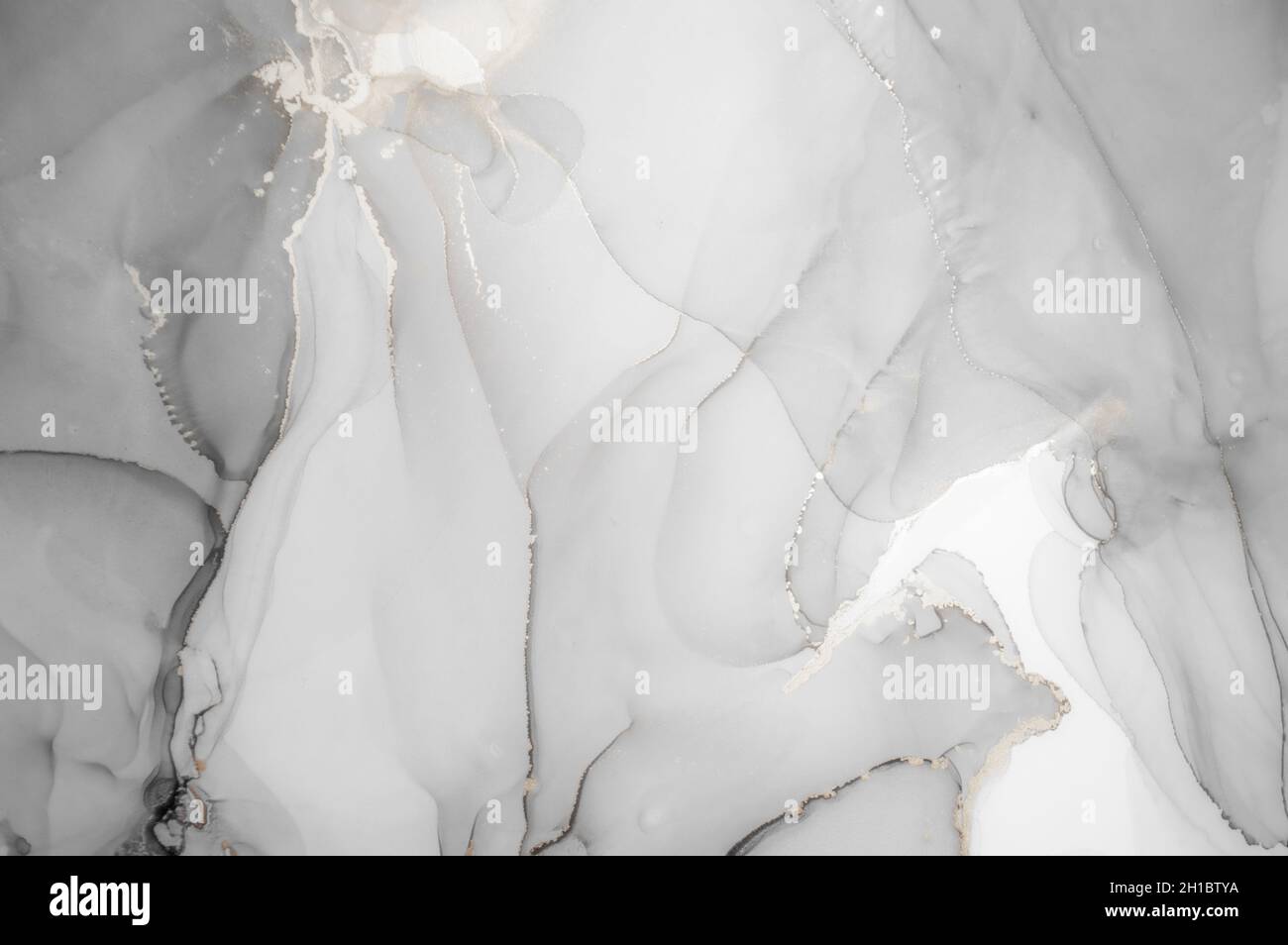 Alcohol Ink. Gold Marble Pattern. Fluid Flow Stock Photo - Alamy