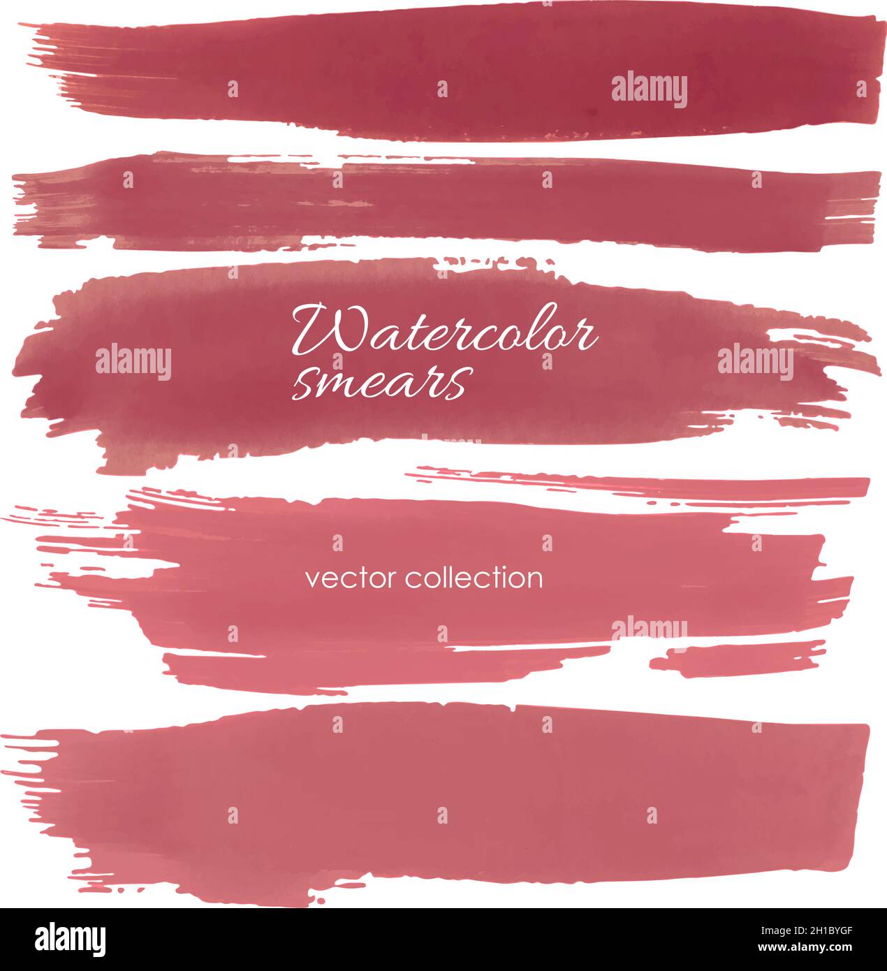 Aquarelle paint strokes Stock Vector Images - Alamy