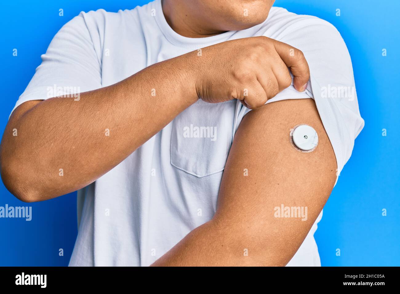 Diabetes sensor arm hi-res stock photography and images - Alamy