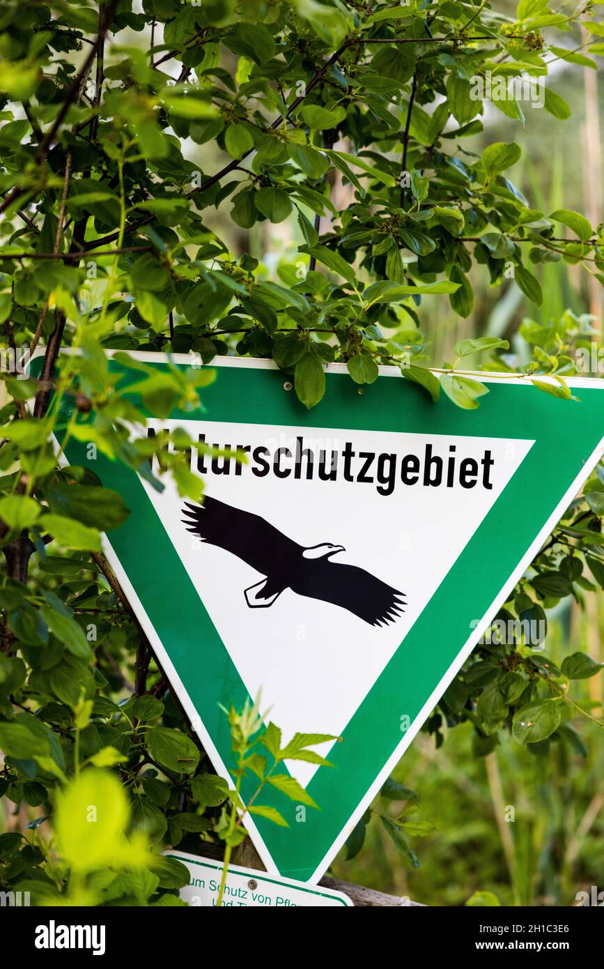 German sign wildlife park hi-res stock photography and images - Alamy