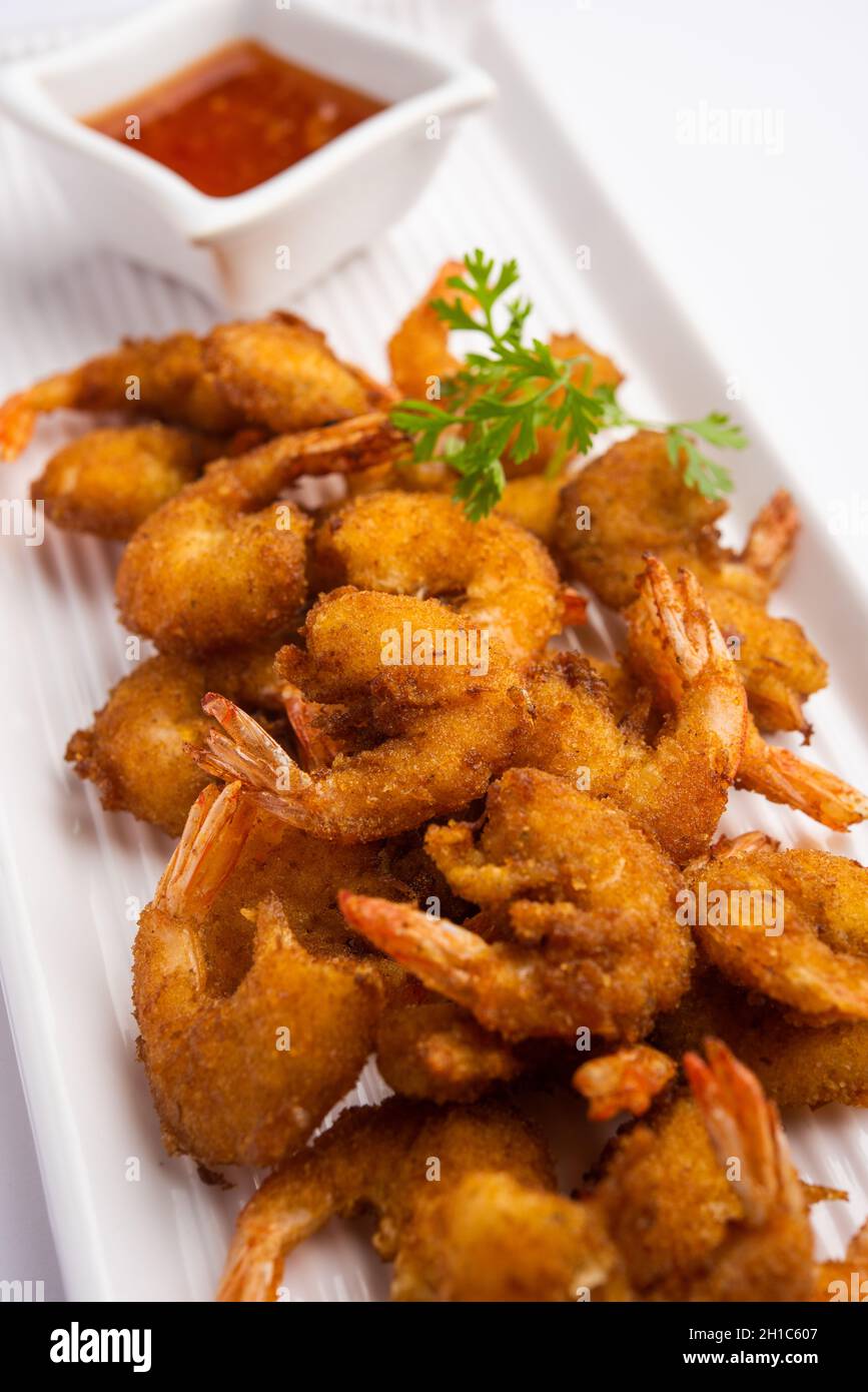 shrimp fritters or prawn bajji or jheenga pakoda or kolambi or zinga ...