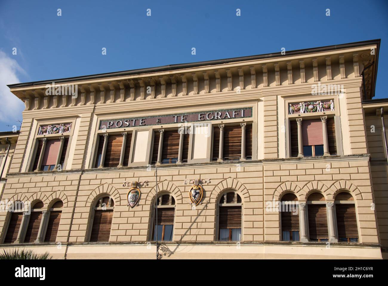 Europe, Italy, Tuscany, Arezzo, Post & Telegraph building Stock Photo ...