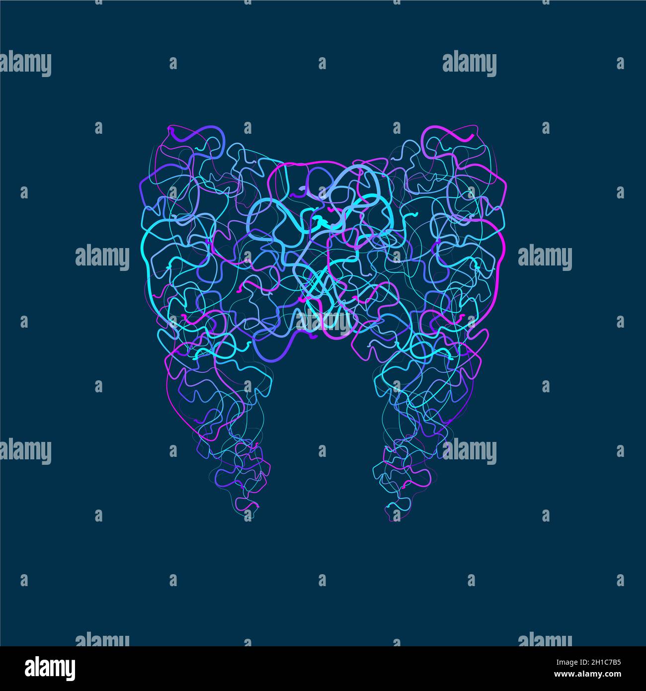 Tooth Logo Dental Clinic Tooth abstract design template. Medical ...