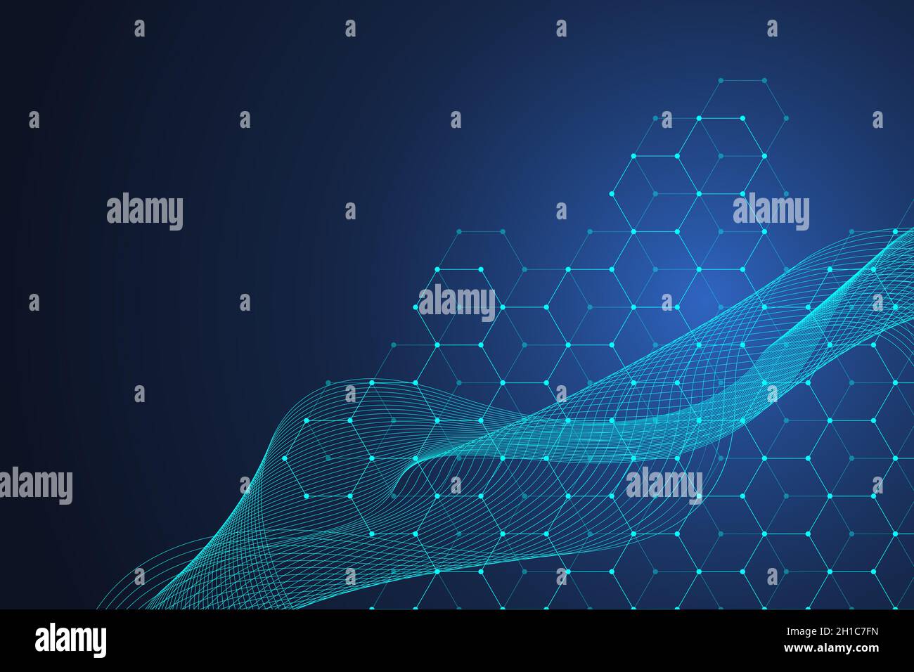 Scientific molecule background for medicine, science, technology ...
