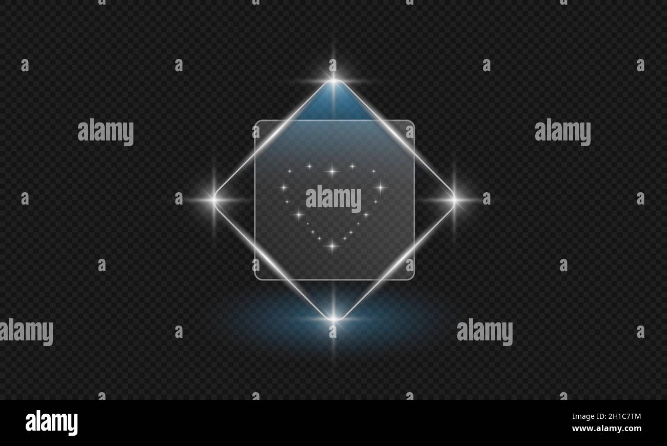 Golden rectangle frame shining particle hi-res stock photography and ...