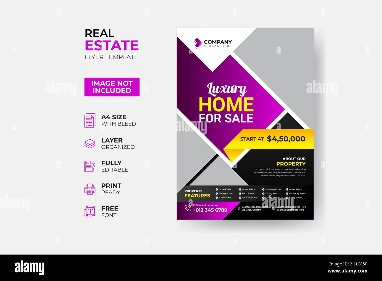 Commercial real estate banner hi-res stock photography and images - Alamy